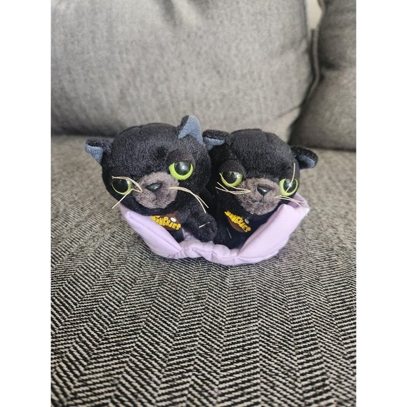 No brand / Not sure | Toys | Snubbies Twin Cats Purple Bed Black Cats ...